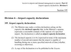 #32: Airport Capacity Declaration – BFPCA